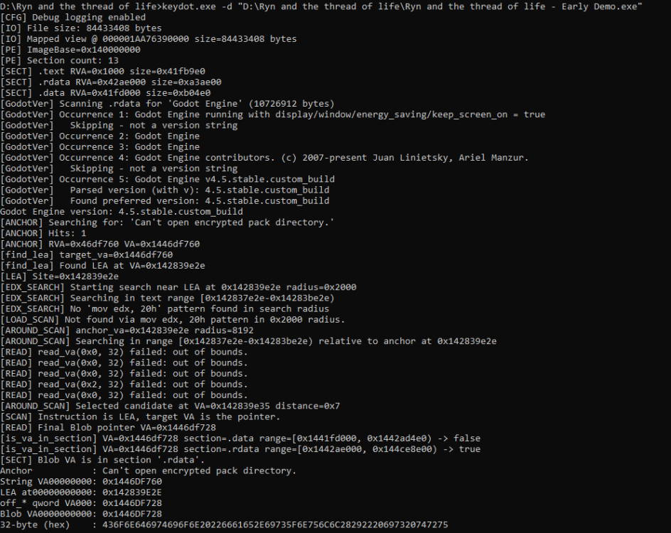 Ryn And The Thread Of Life (Early Demo) Encrypted .pck file extraction ...